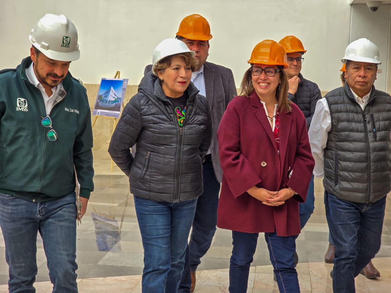 Azucena, Delfina y Zoé Robledo constatan avances de la UMF 93 del IMSS ...